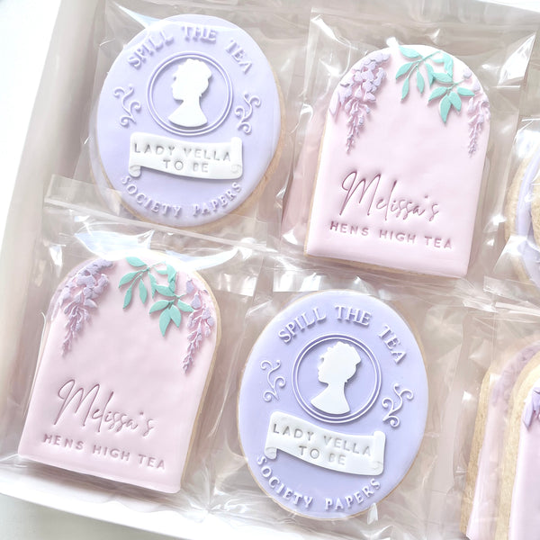 Bridgerton Inspired Bridal Cookie Set 20 Pack – Stevie Cookie Co